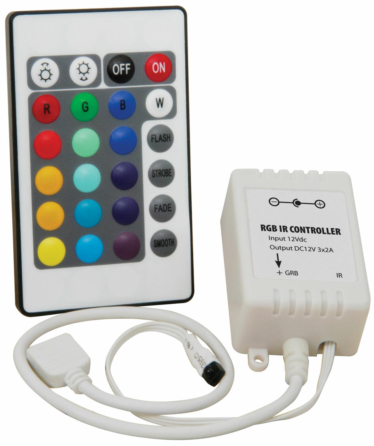 LYYT RGB Controller for LED tape with IR remote control 153.741UK