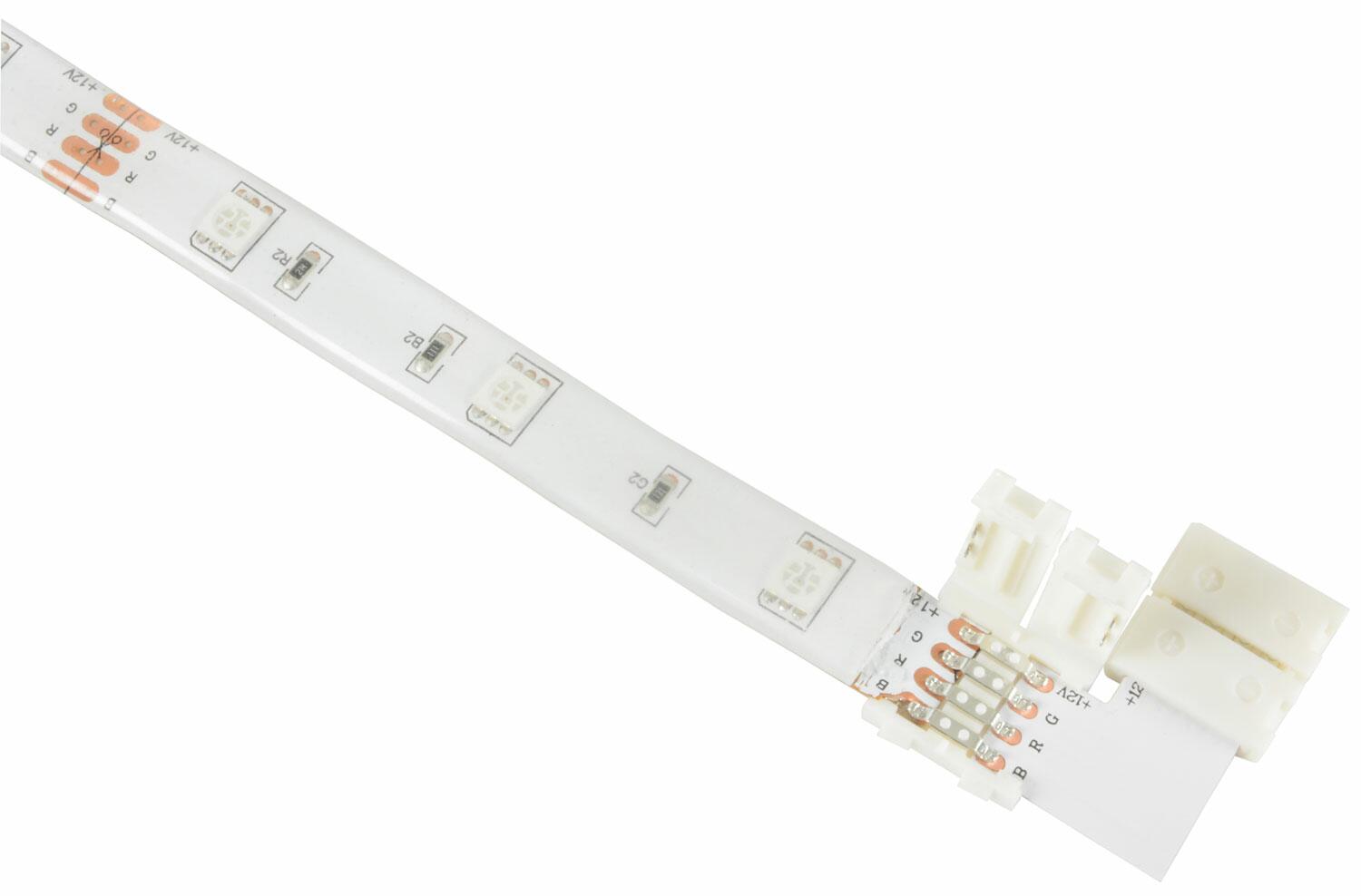 LYYT 12mm RGB LED tape L connector - pack of 5 156.142UK
