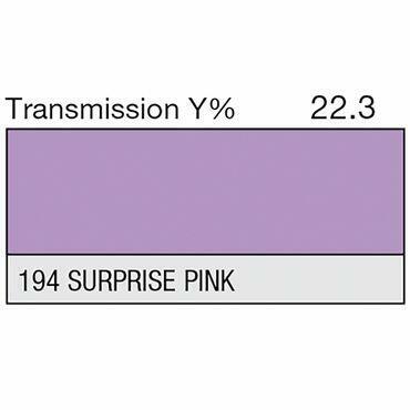 LEE Filter 194 Surprise Pink Filter Roll, 7.62m x 1.22m