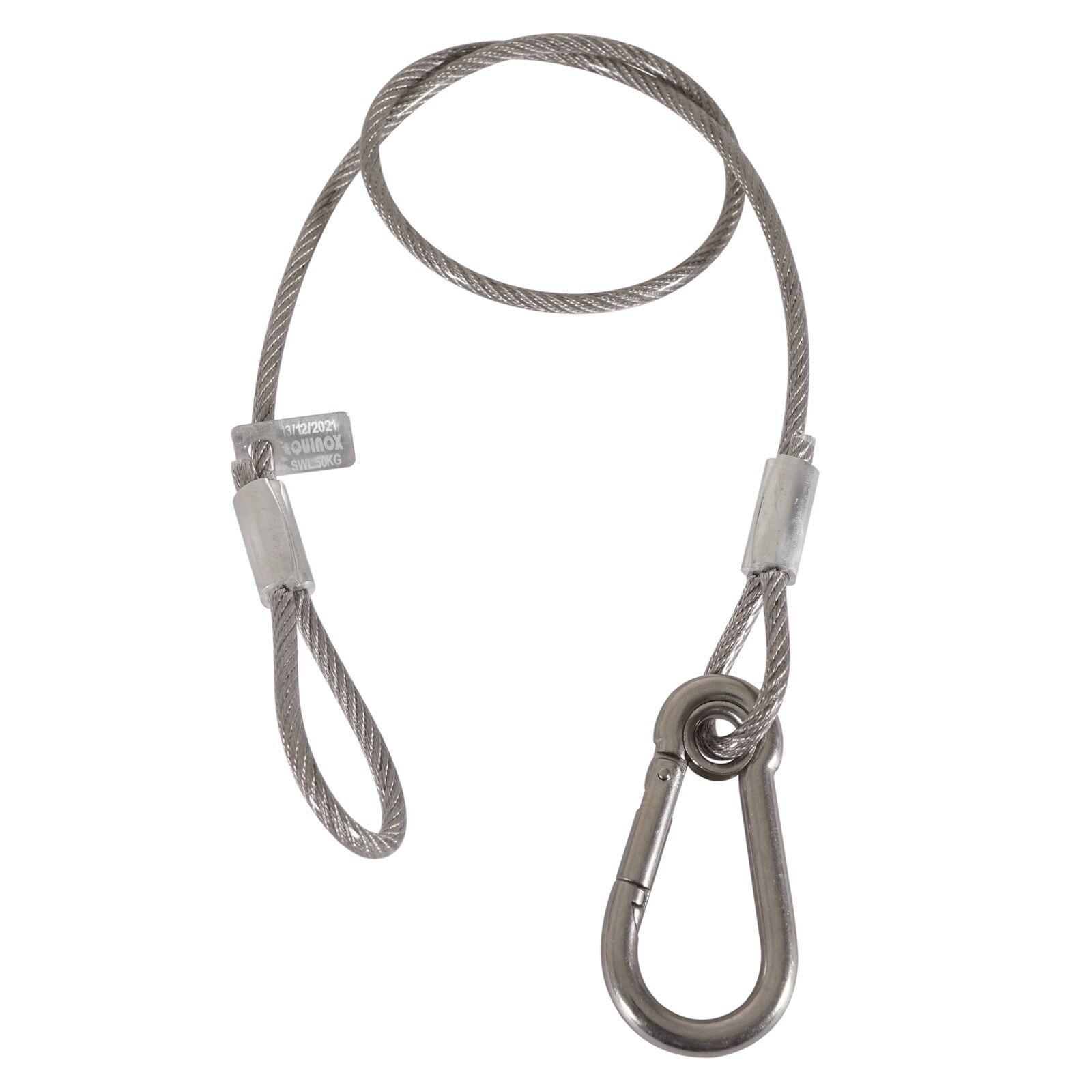 Equinox 75cm Stainless Steel Safety Wire 50kg
