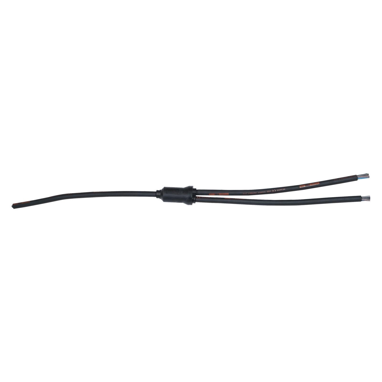 Elumen8 Moulded Y Split 2 Way 0.5m Tails - 6mm 3C Bare Ends
