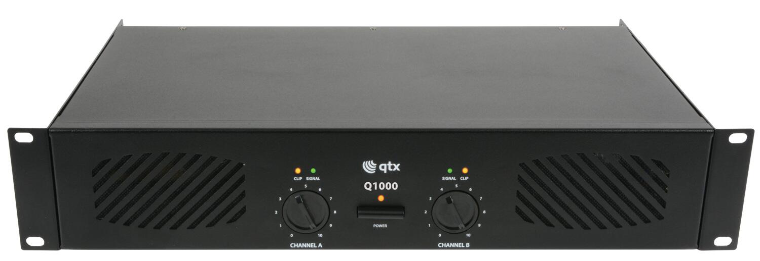 QTX Q1000 power amplifier 2 x 500W
