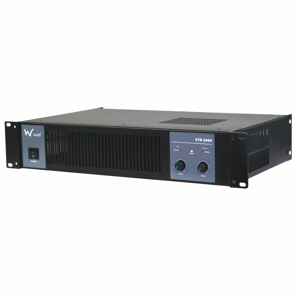 W Audio XTR 1000 2 X 500W Power Amplifier