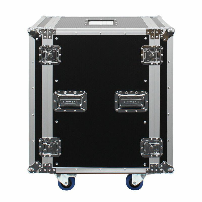 eLumen8 16U Rack Flight Case (with Wheels)