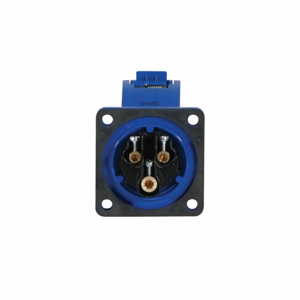 PCE 16A 230V 2P+E Panel Socket (313-6F6)