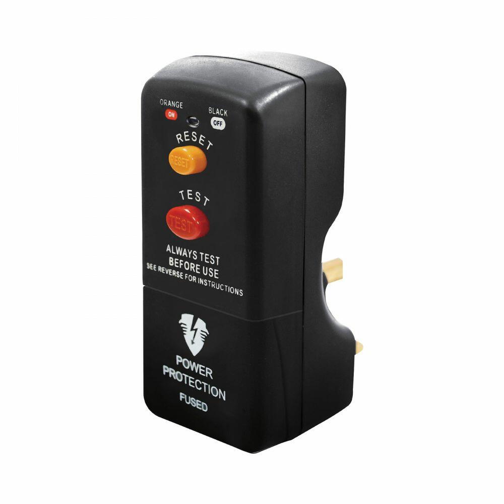 Masterplug Rewireable Plug In RCD 30mA Adaptor (PRCDKB)