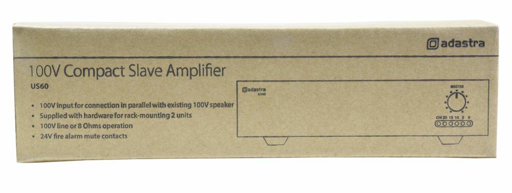 Adastra US60 Compact 100V Slave Amp - 953.196UK