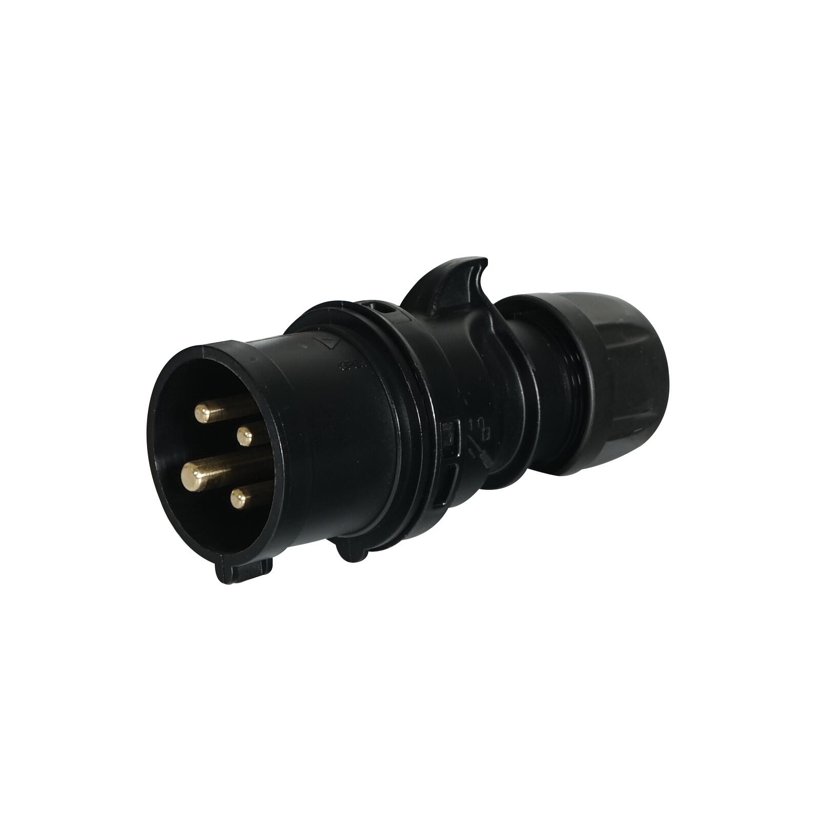PCE 16A 110V 3P+E Plug Black (014-4x)