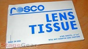 Rosco 74461 - Cinegel lens cleaning towels booklet 100 sheets