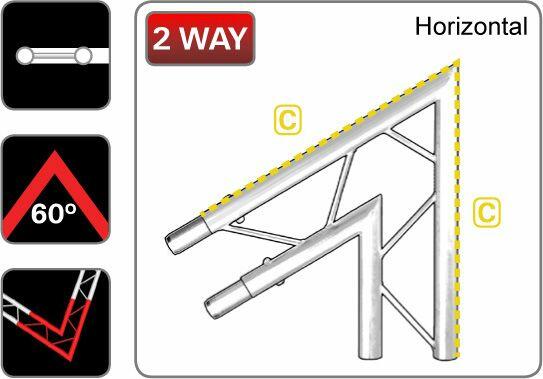 Trilite 1LDJ260H Ladder Truss Junction