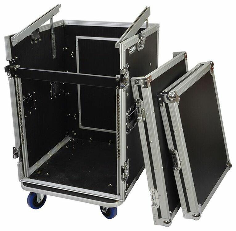 Cobra Case FC69 19 10U slant/12U usable vertical, with wheels. BLACK ...