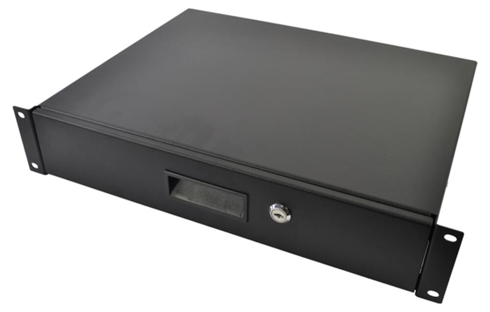 StageCore ADRK2CR 19 2U Rack Drawer with Lock BLACK - (99036)