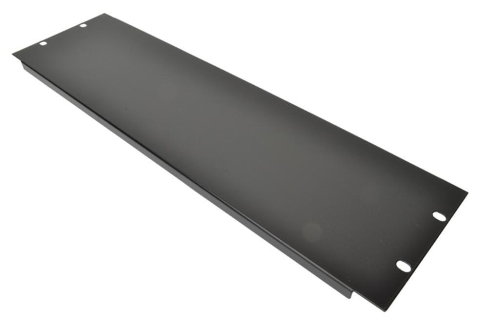 StageCore RK3L 19 3U Blank Rack Panel BLACK - (99023)
