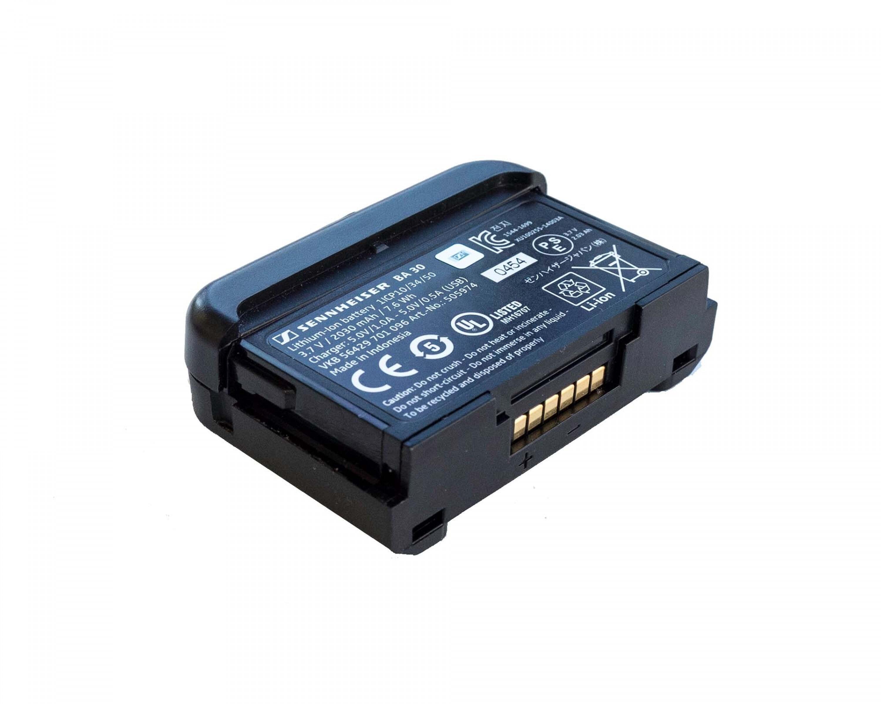 Sennheiser BA30 Battery Pack for SpeechLine, D1 and AVX Bodypack ...