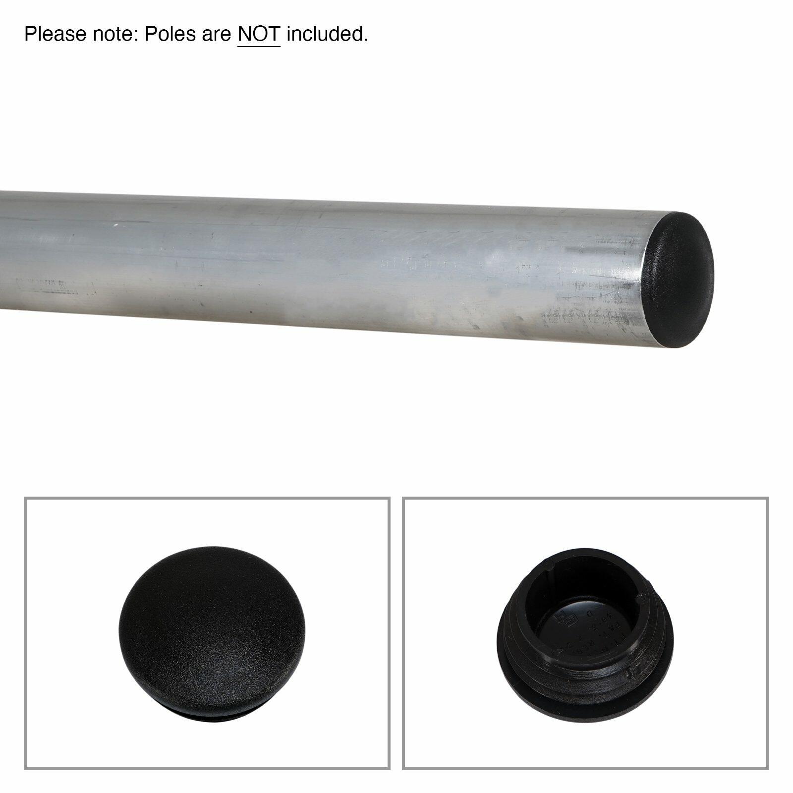 Robolights Scaffold Pole End Cap - Black