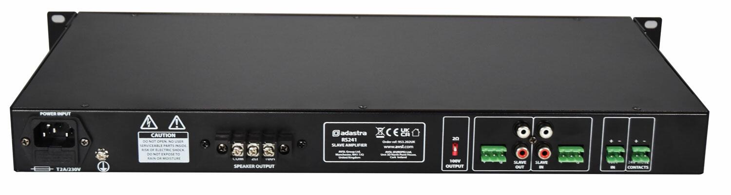 Adastra RS241 Slave Amplifier 100V