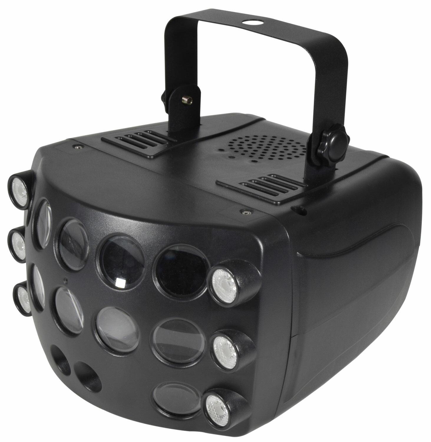 QTX Butterfly: 3-in-1 LED & Laser Effect