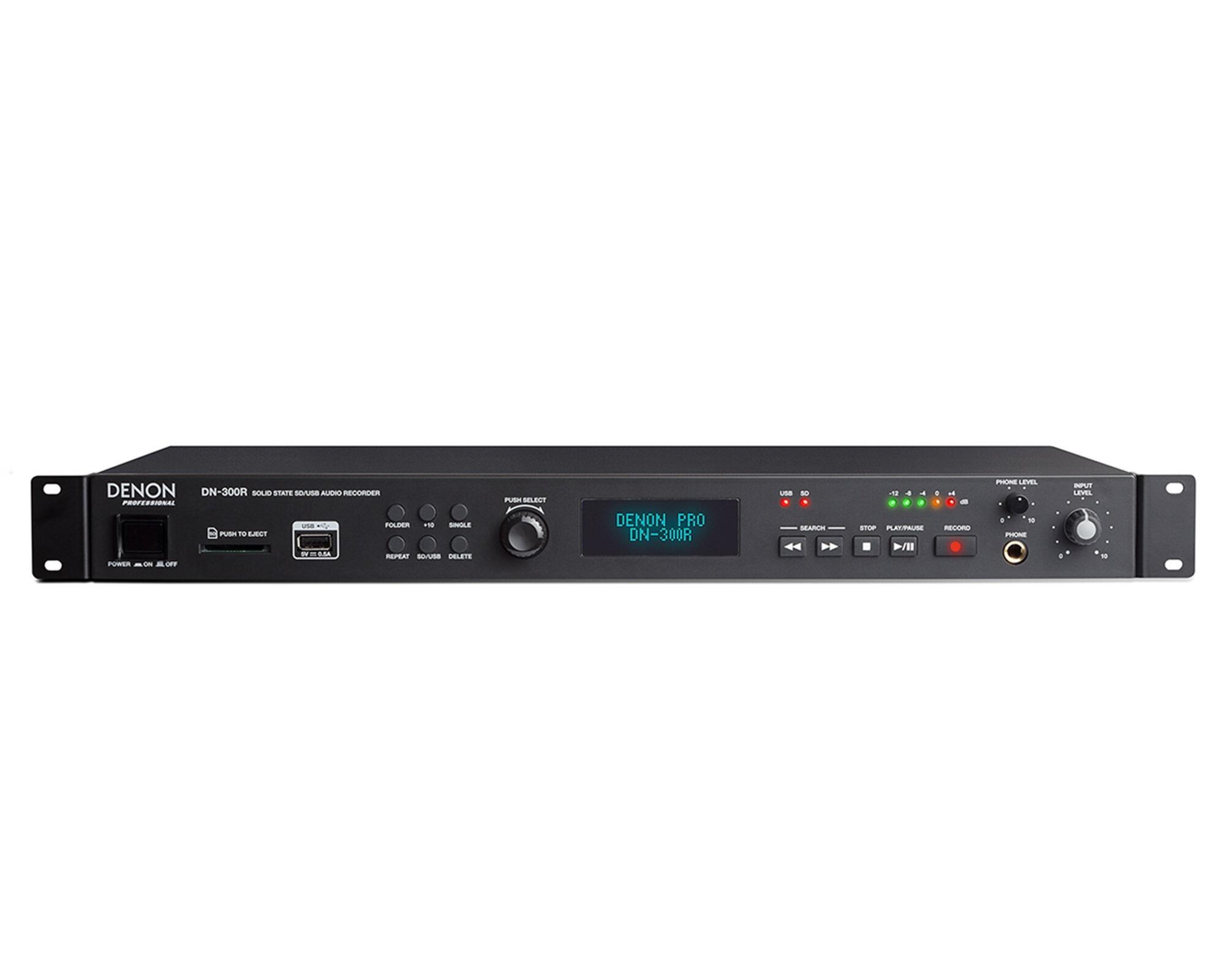 Denon DN300RMKII Solid State Audio Recorder for SD and USB 1U