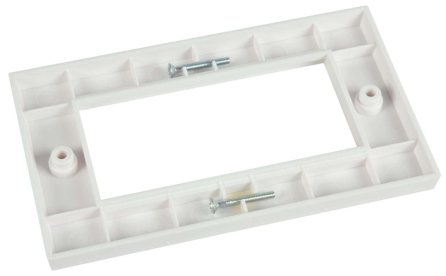 AV:Link Double Gang Wall Plate Frame for 4 Modules - 122.505UK