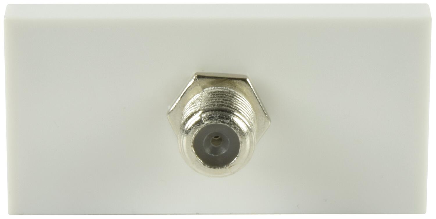 AV:Link Wall Plate Module - Satellite F-Type Screw 50 x 25mm - 122.520UK