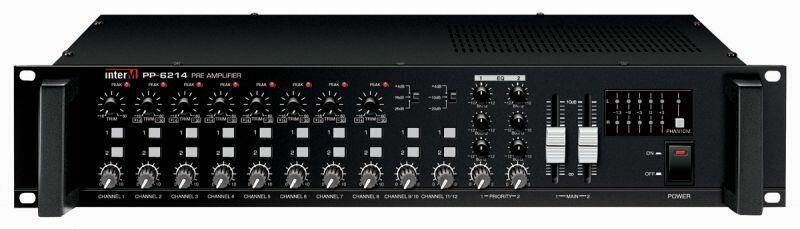 Inter M PP6214 Pre Amplifier / Mixer 2 Bus Output