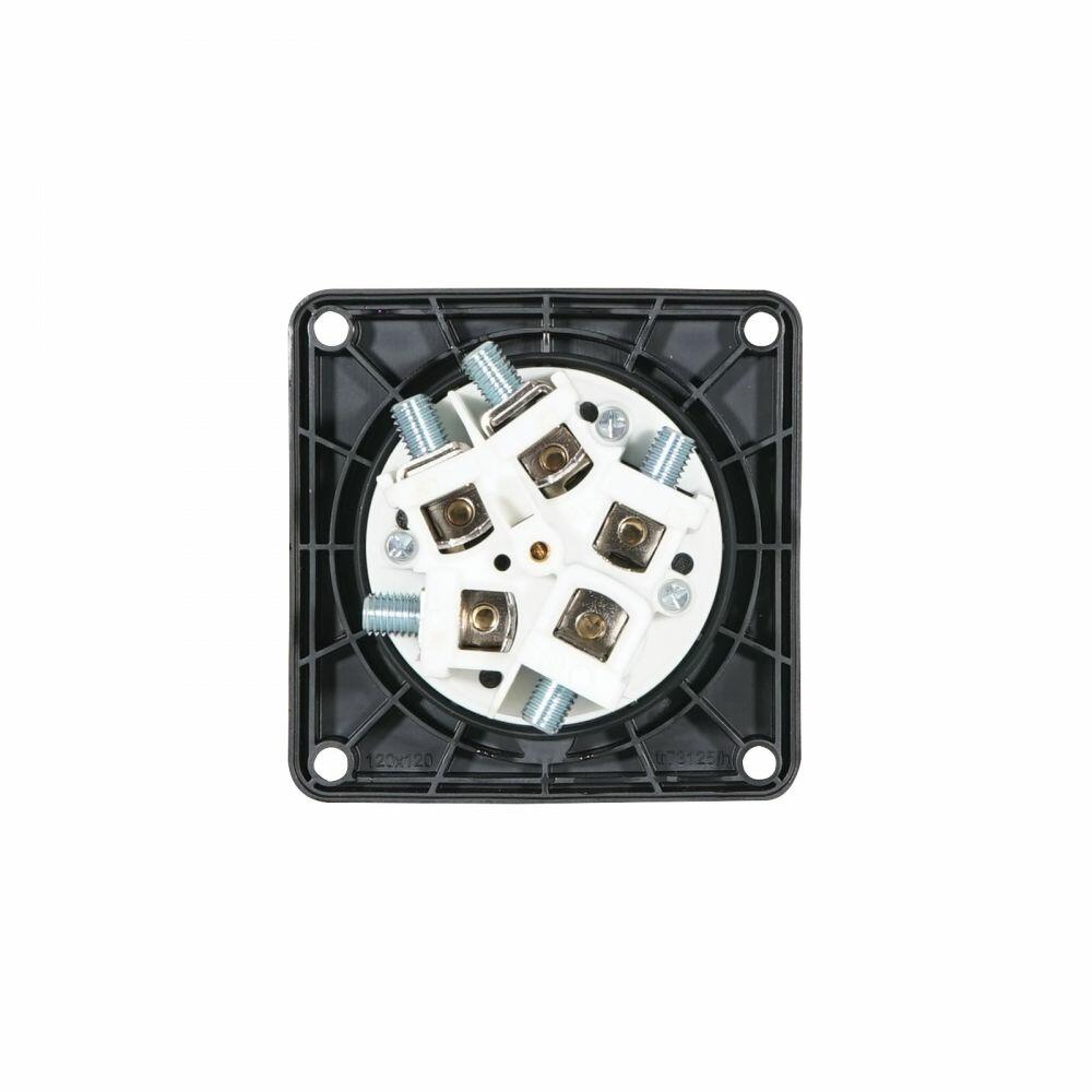 PCE 125A 415V 3P+N+E Panel Socket (3455-7)