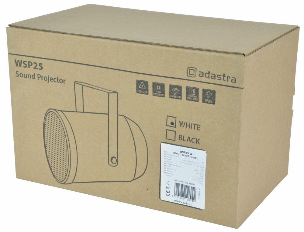 Adastra WSP25-W Sound projector 25W - white - 952.942UK