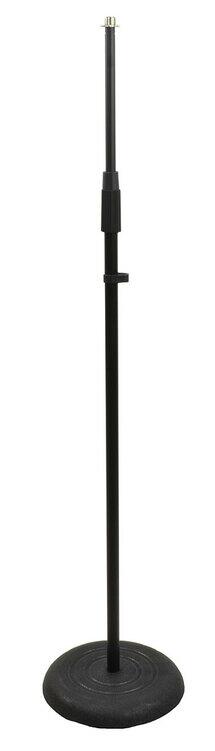 StageCore MSA 400BK Straight Microphone Stand with heavy, round cast ...