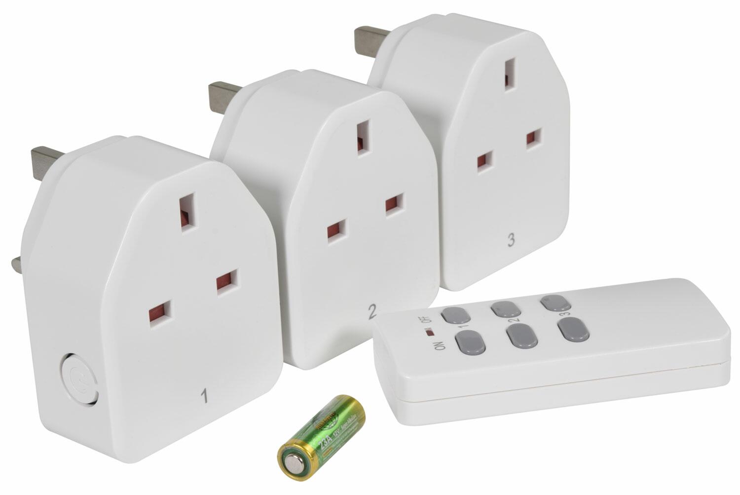 Mercury 3 Remote wireless sockets