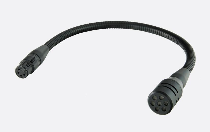 TecPro 27-933, LSM2B Gooseneck mic, black