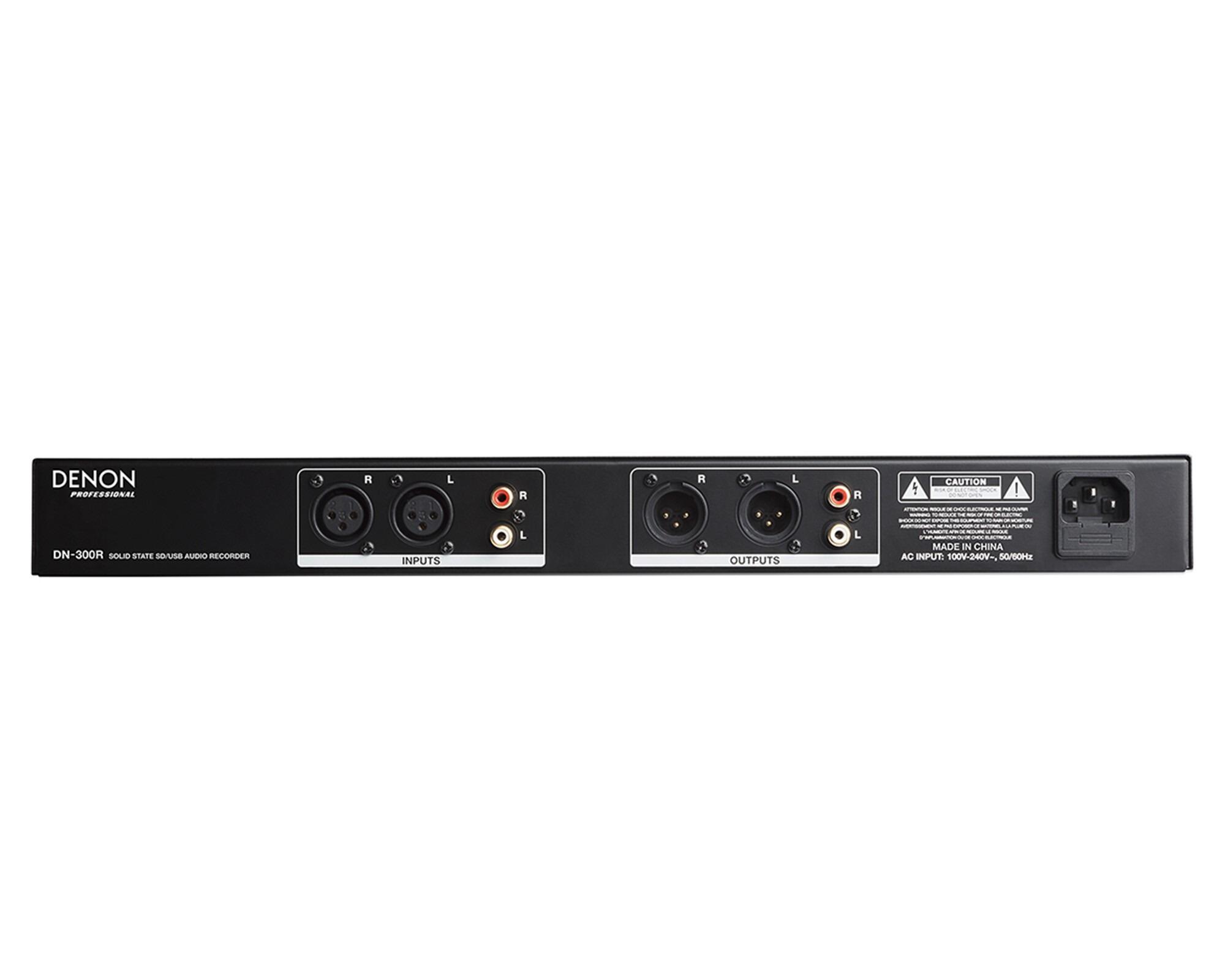 Denon DN300RMKII Solid State Audio Recorder for SD and USB 1U