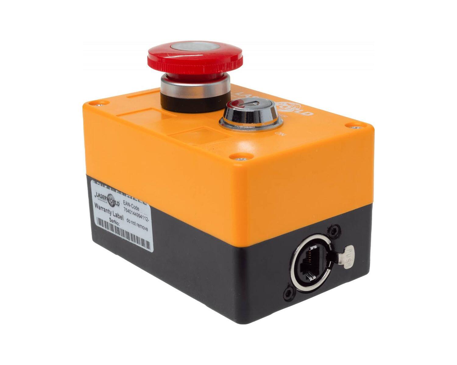 Laserworld SAFETY UNIT Safety Emergency Stop Button and Key inc 5m Lead