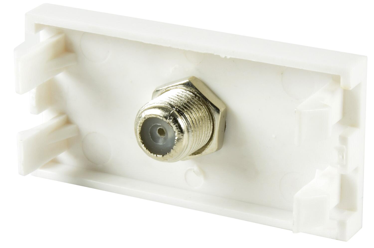 AV:Link Wall Plate Module - Satellite F-Type Screw 50 x 25mm - 122.520UK