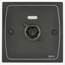 Cloud XLRM1 - Cloud XLR Wall Plate With XLR3 Male Connector