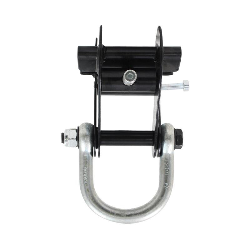 ELLER 2 Ton Beam Clamp with Shackle, Black