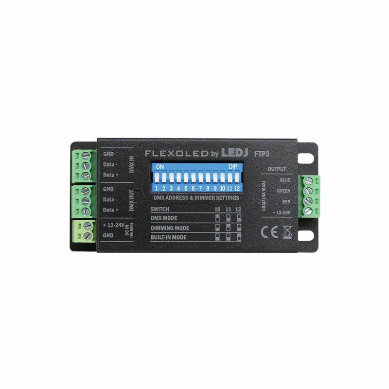 LEDJ Flexoled FTP3 RGB LED DMX Driver, FLEX27
