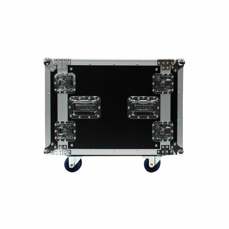 eLumen8 10U Rack Flight Case (with Wheels)