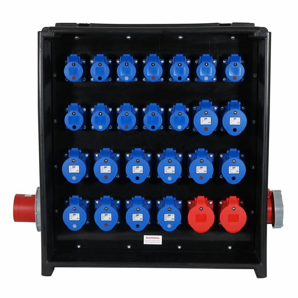 eLumen8 MERZ Distribution Box 125A 3PH - 1X63/3, 2X32/3, 12X32/1, 12X16/1