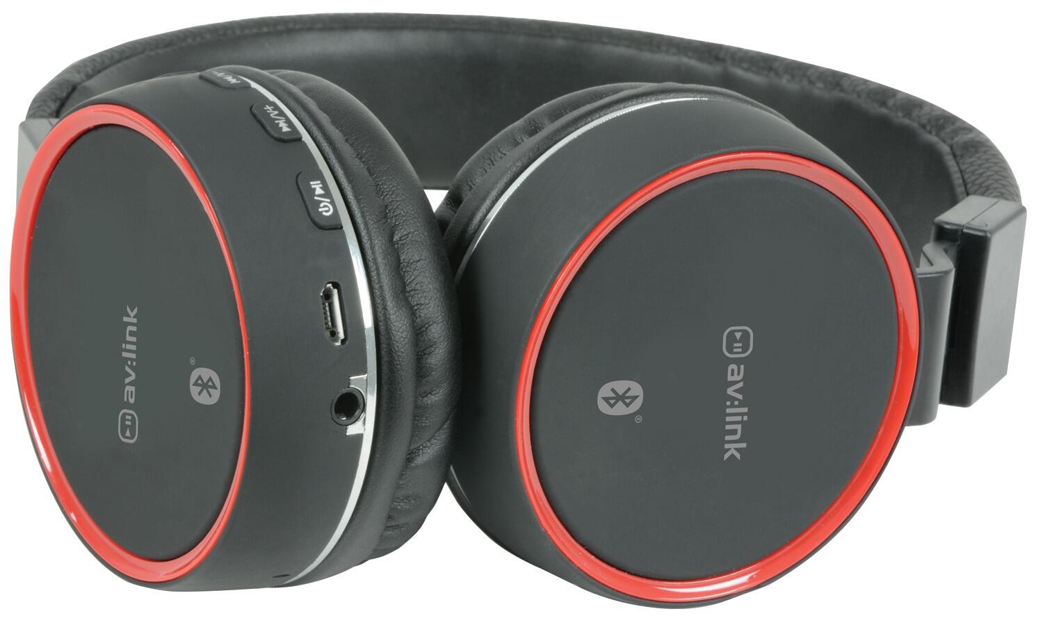 AV:Link Wireless Bluetooth Headphones - Black - 100.550UK