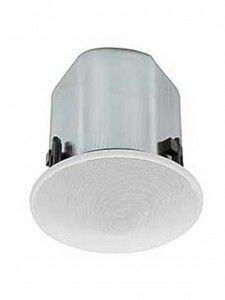 TOA F-122C Wide Dispersion Ceiling Speaker, 30W (8Î©/100v), Full Range, with Back Can