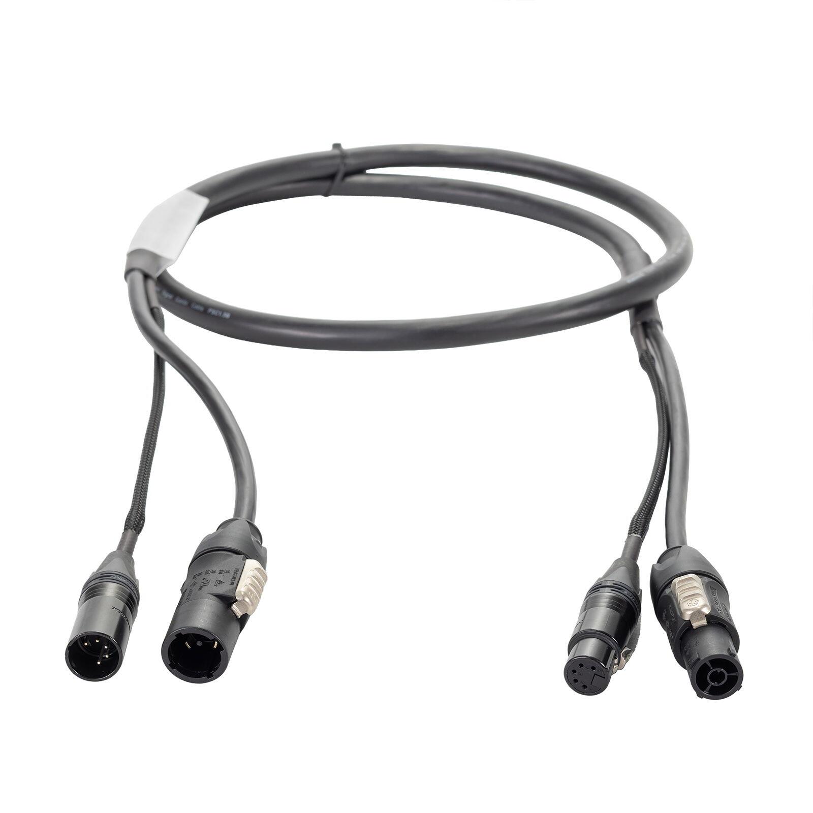 Elumen8 2m Combi 1.5mm Neutrik powerCON TRUE1 / 5-Pin DMX Cable