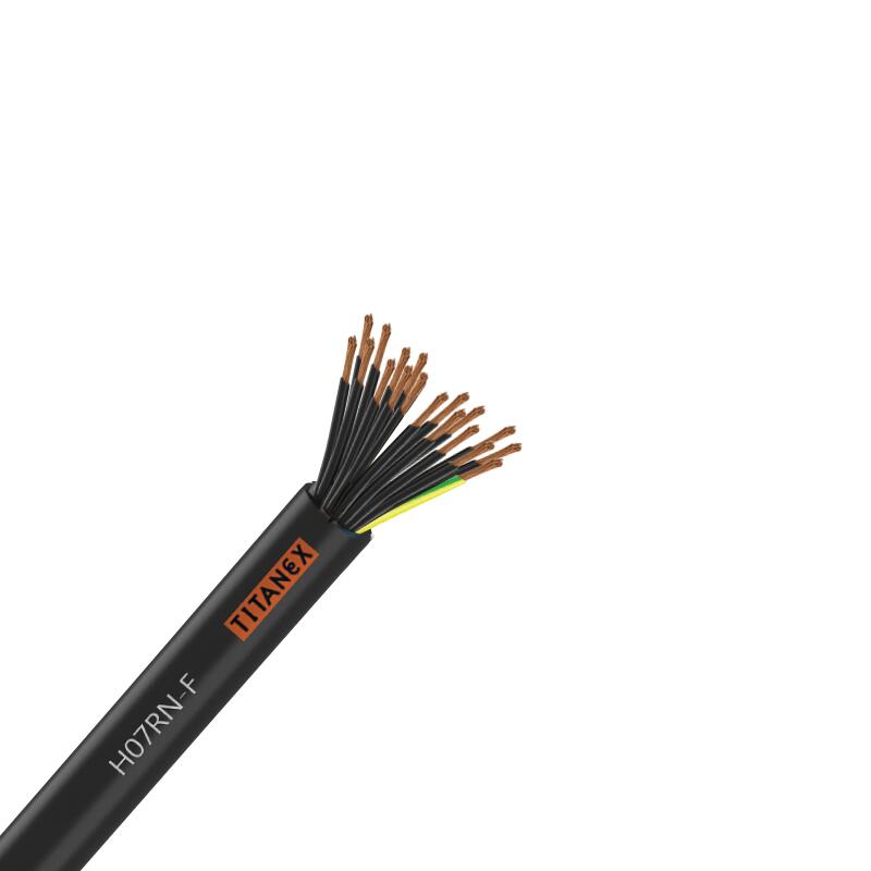 Titanex H07-RNF 2.5mm 18 Core Rubber Cable - 100 Metres