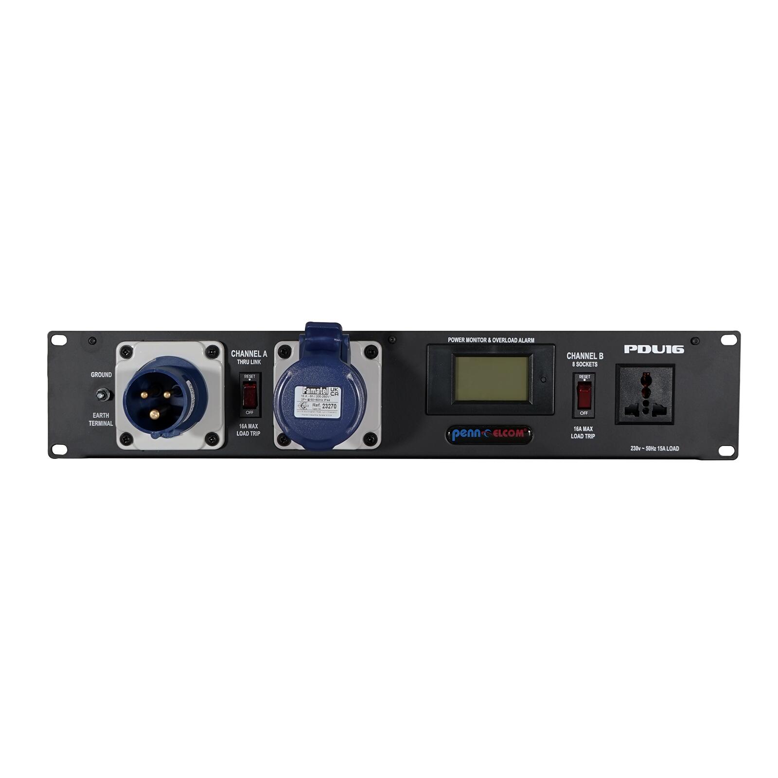 Penn Elcom 2U Rackmount Power Distribution Unit (PDU16-UN)