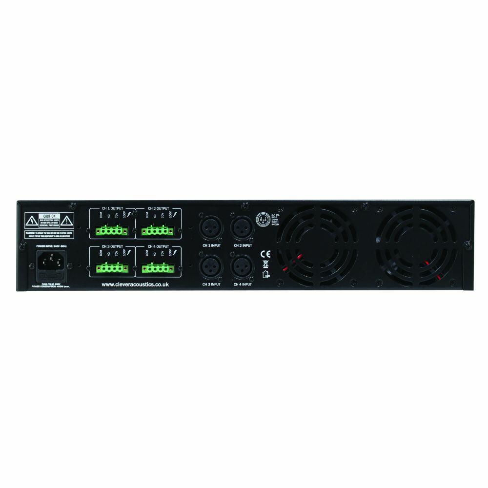 Clever Acoustics SL 4060 100V 4 x 60W Slave Amplifier