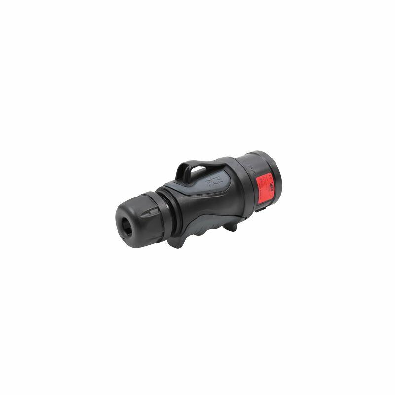 PCE 16A 415V 3P+N+E Black Plug (0153-6x)