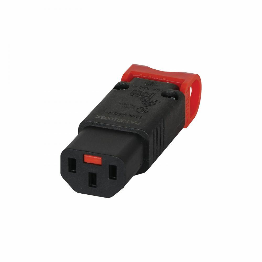 IEC LOCK IEC C13 Rewireable Socket PA130100BK