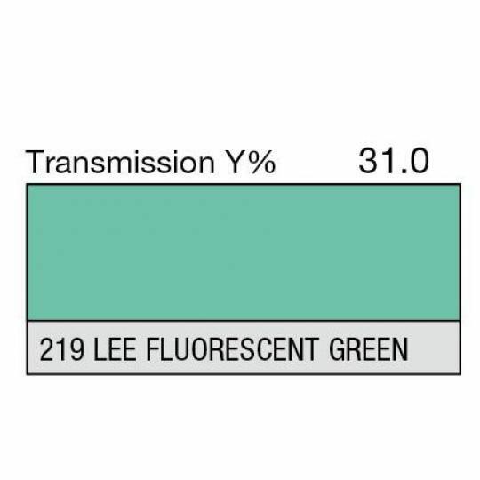 LEE Filter 219 LEE Fluorescent Green Filter Sheet, 21" x 48"