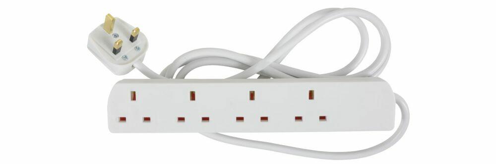 Mercury UK 4-Gang Extension Lead 2.0m - 430.003UK