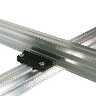 Doughty T84130 Studio Rail 90 Degree Crossover Bracket, 4 Rail Clamps