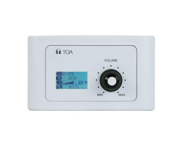 TOA M-800RC-EB Remote Audio Control Panel